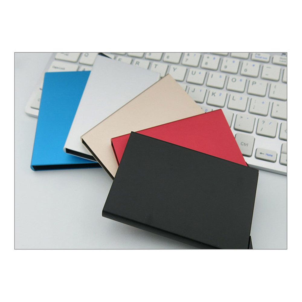 RFID Aluminium alloy credit card box – Bespoke Gifts