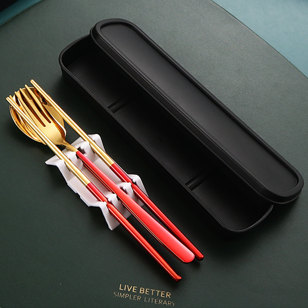 Stainless Steel 3-pcs Korean Cutlery Set – Bespoke Gifts
